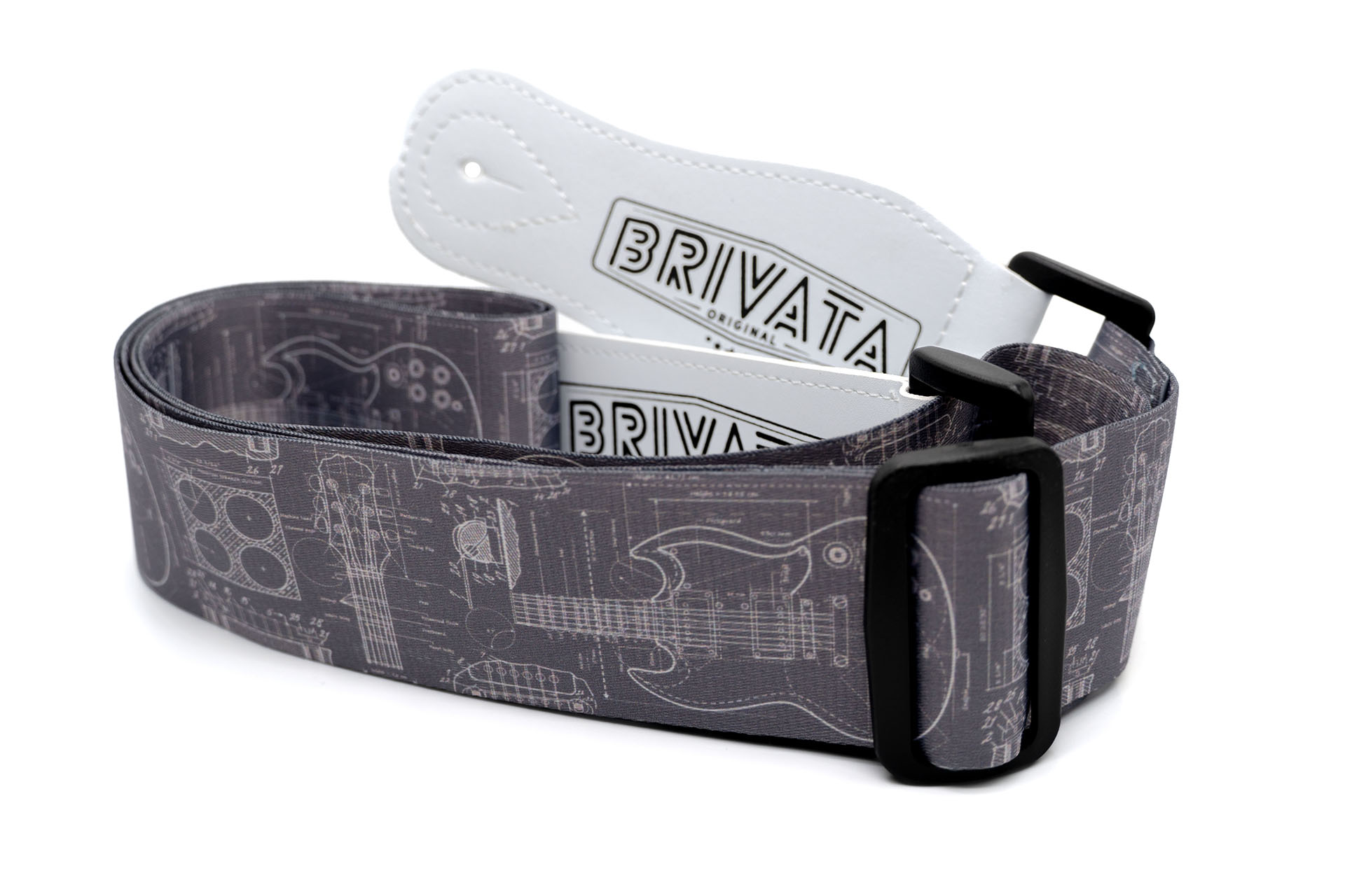 Brivata | Schematic Premium Nylon Guitar Strap